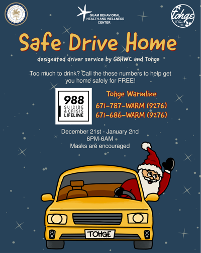 Safe Drive Home program for New Year's celebrations | News | guampdn.com