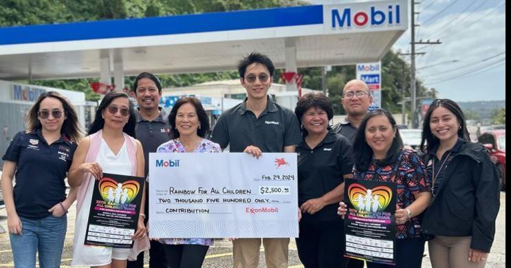 Mobil donates $2,500 to the Rainbows for All Children Guam ...