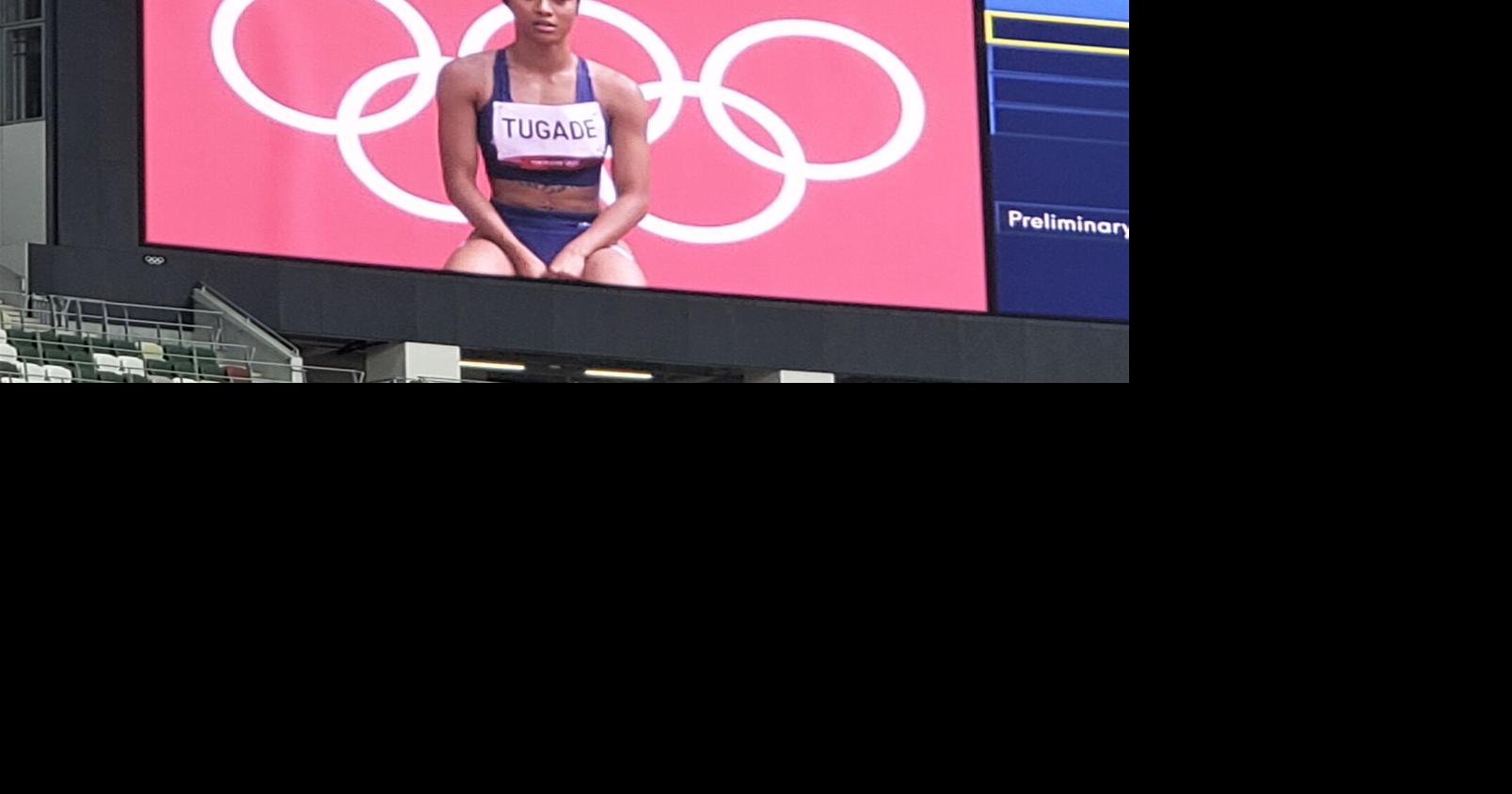 Regine Tugade-Watson runs 12.17 in 100m at Tokyo Olympics, best time of ...