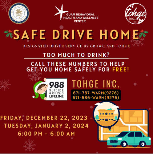 GBHWC, TOHGE Inc. relaunches “Safe Drive Home” designated driver ...