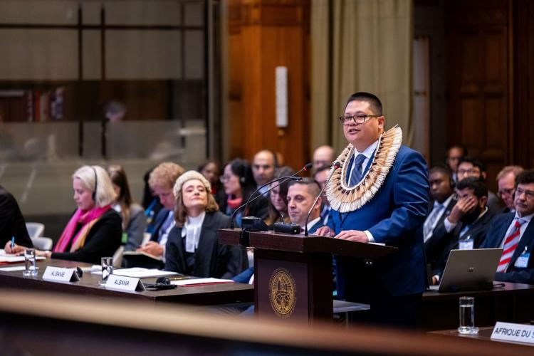 Guam attorney Julian Aguon opens climate case before world's highest ...