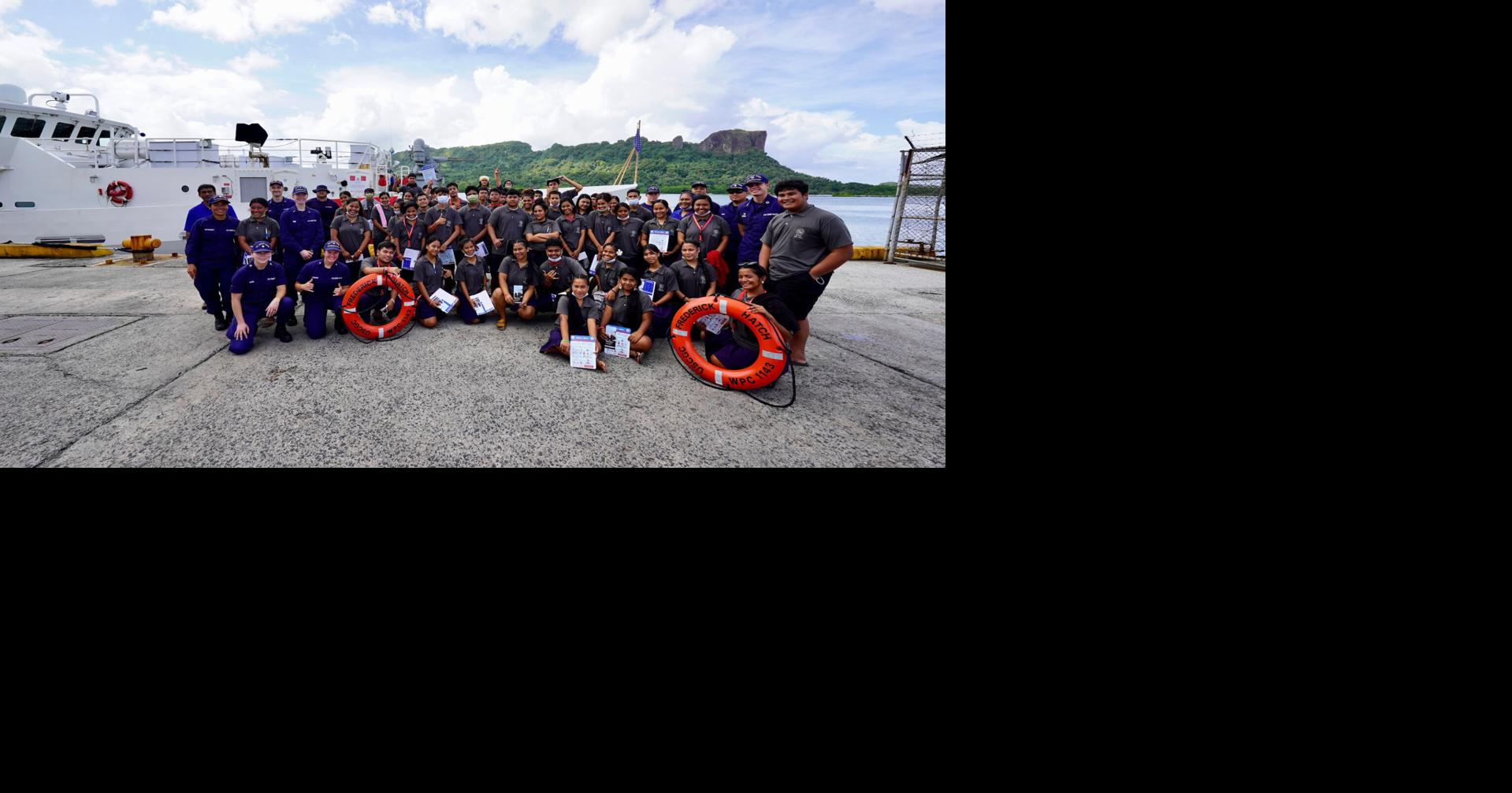 'Cool to show off the ship': Coast Guard cutter visits Pohnpei | News ...