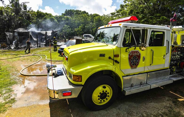 Firefighters battle blaze that destroys home in Yigo | News | guampdn.com