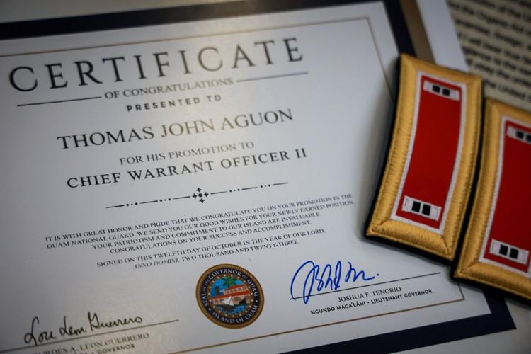 'Be the best at it': Man thanks parents during his promotion to chief ...