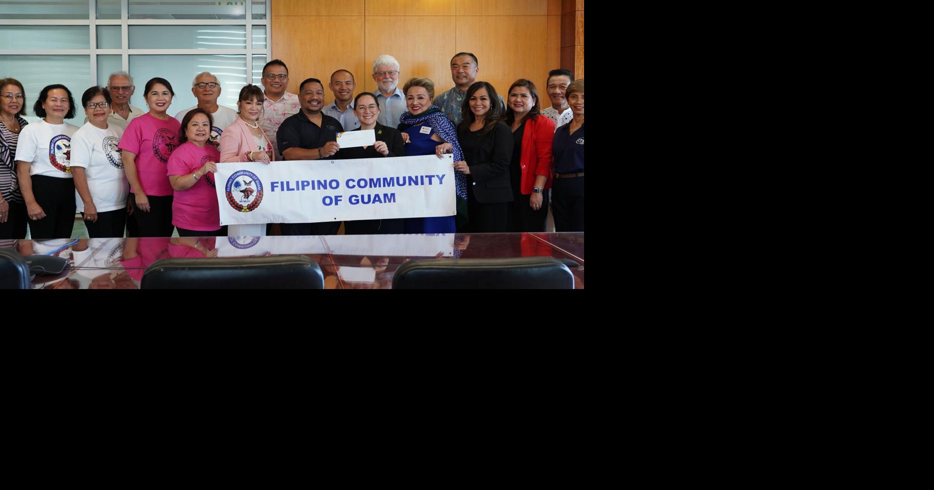 Filipino Community of Guam donates $10K to American Red Cross | News ...