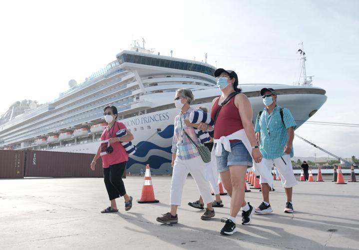 M/V Diamond Princess, with over 1,500 passengers, makes port visit to ...