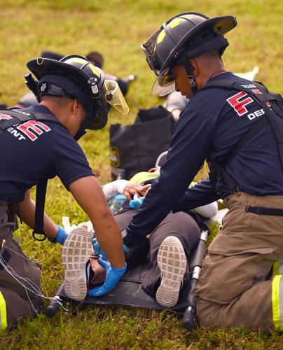 A full-scale disaster exercise at the airport | Multimedia | guampdn.com