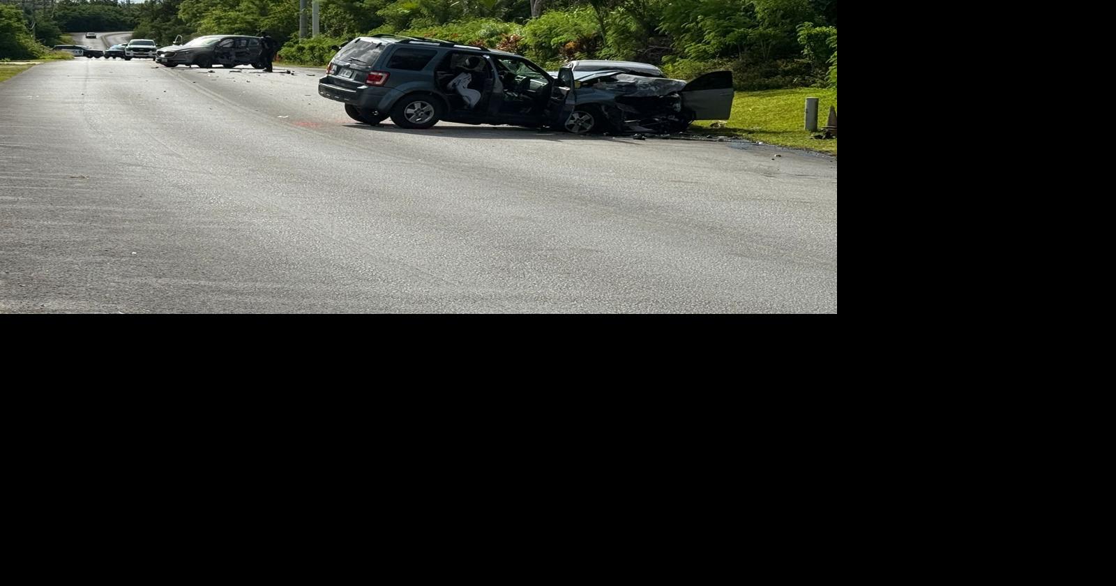 UPDATED Officials: 2 cars on fire, 1 fatality after 3-vehicle crash in ...