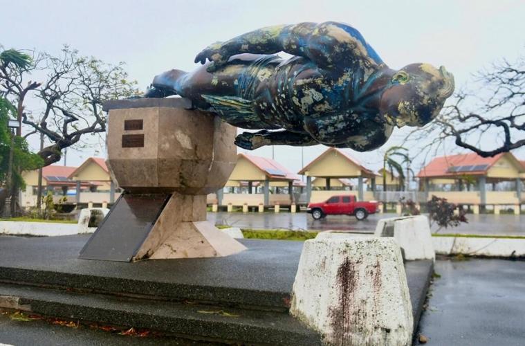 Sablan: Fallen Kepuha statue, other Mawar fixes should start in next 3 ...