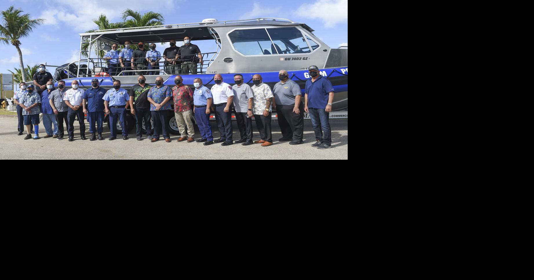 GPD's new police boat presented at Agat Marina | News | guampdn.com
