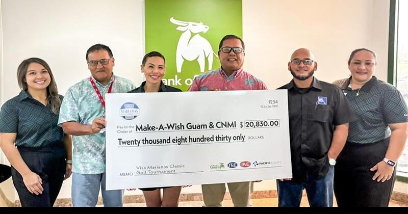 Bank of Guam, IT&E, IP&E, Pacific Points donate $20,830 to Make-A-Wish ...