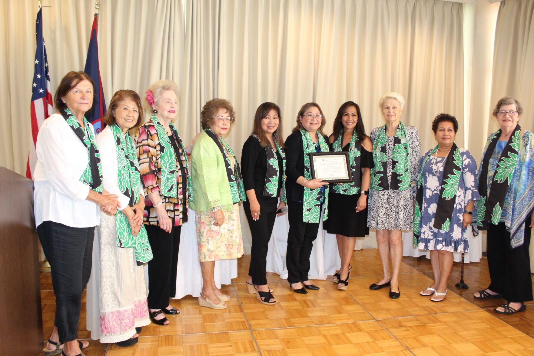 Monica Pido announced as Guam Women's Club 20th life member ...