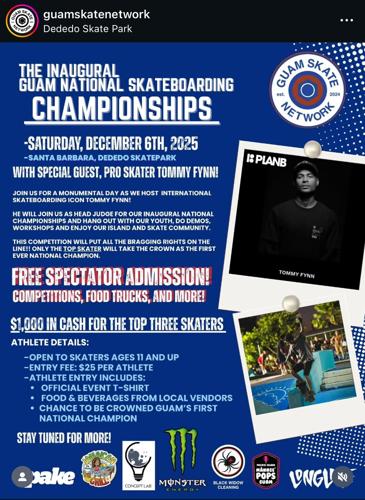 Guam National Skateboarding Championships on Saturday | Sports ...