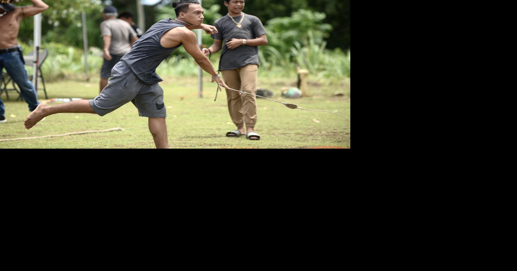 Slingers ignite an ancient art: Free slingstone lessons at sagan event ...