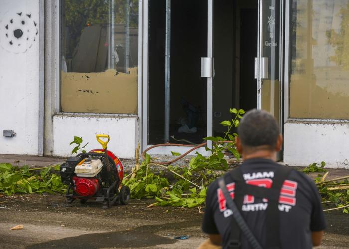 GFD firefighters extinguishes building fire in East Hagåtña | News ...