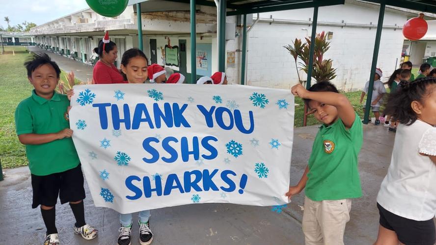 'A toy for each student': Simon Sanchez High School presents gifts to 3 ...