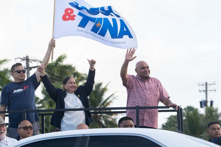 Hundreds attend Josh-Tina gubernatorial rally | Election | guampdn.com
