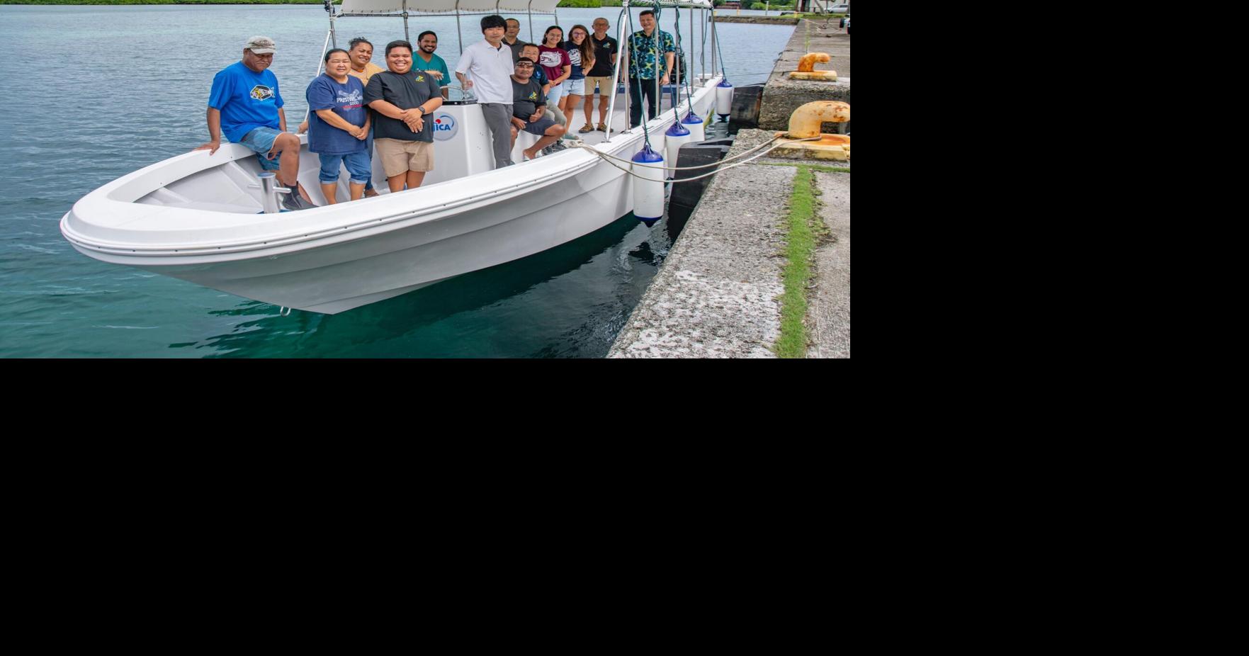 Japan group donates boat for Palau research project | News | guampdn.com