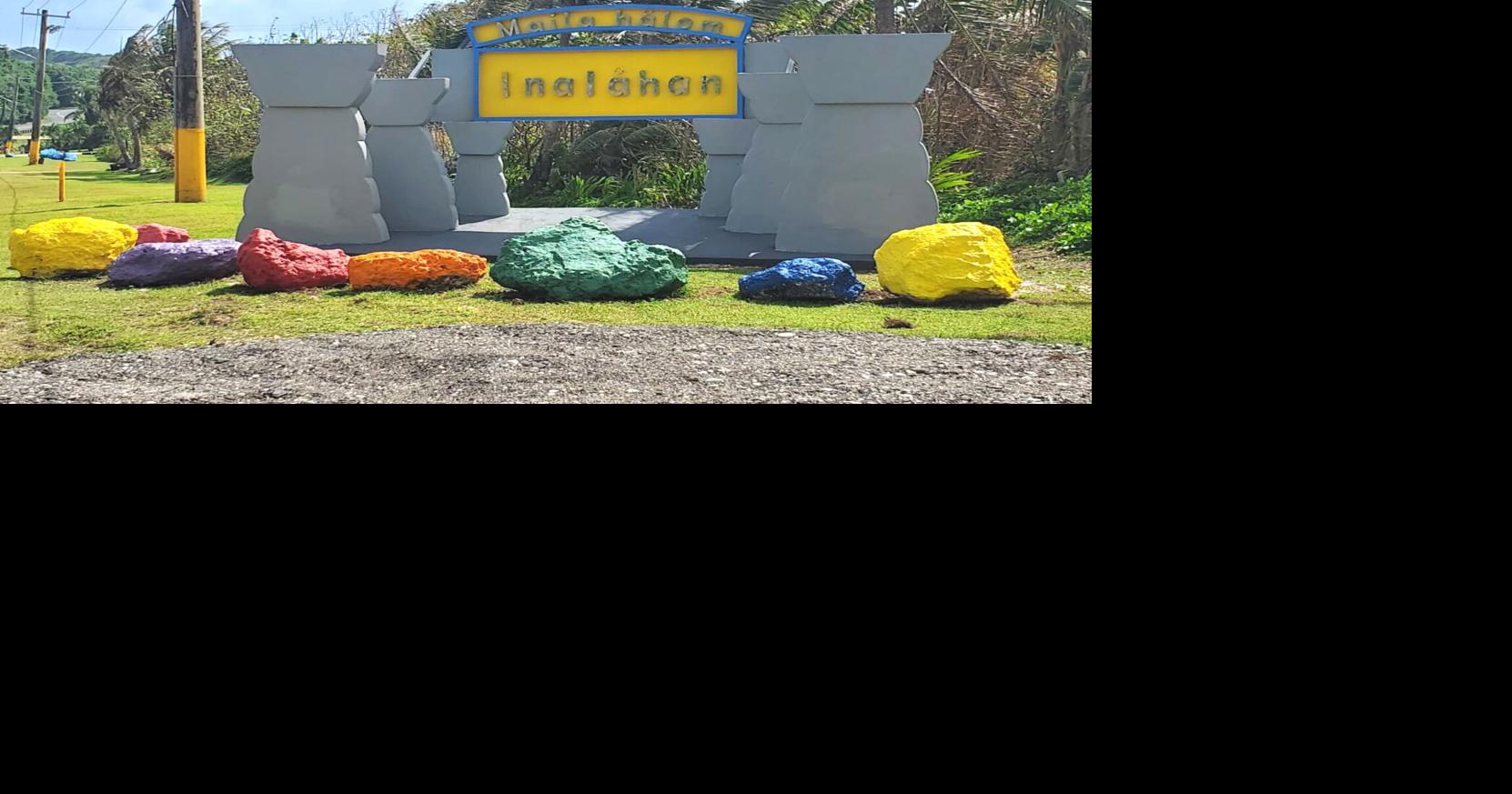 Inalåhan installs new digital village sign | Lifestyle | guampdn.com