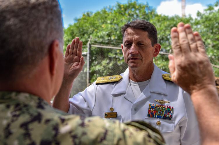 Huffman now a 2-star admiral, assumes new role as head of Joint Task ...