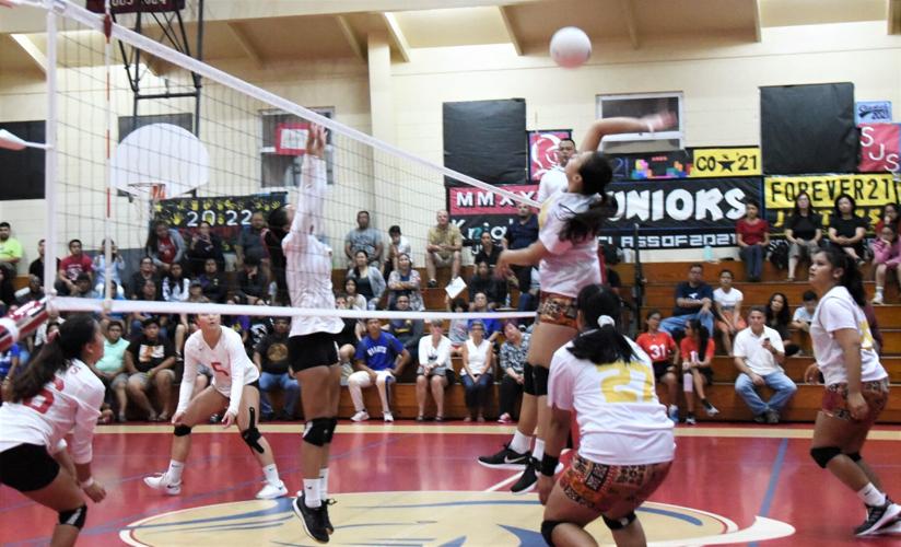 Knights oust Geckos in IIAAG Girls Volleyball | Sports | guampdn.com