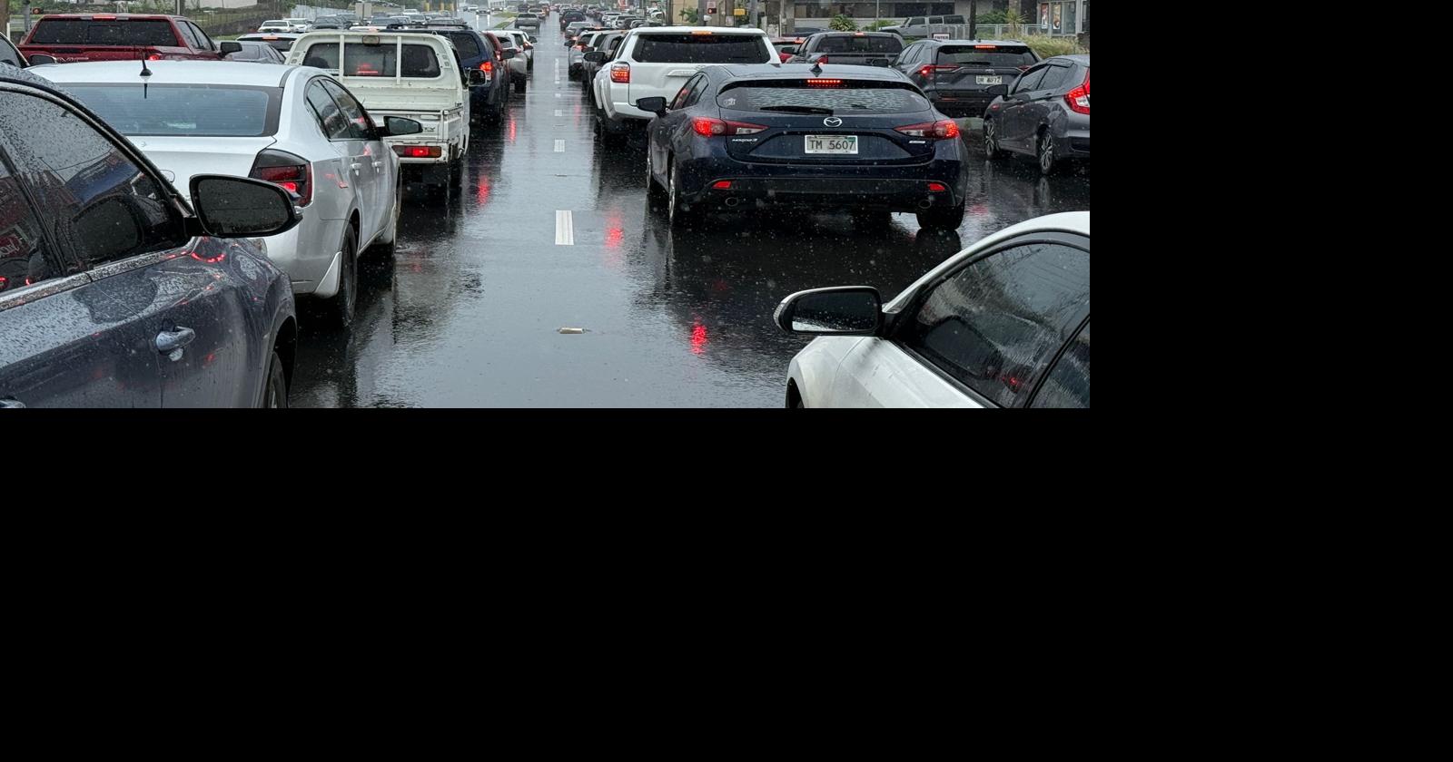 PHOTOS: Stuck in traffic amidst tsunami advisory for Guam, CNMI ...