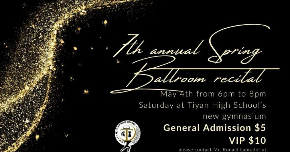 Bring out your dancing shoes, get ready for Tiyan High School's ...