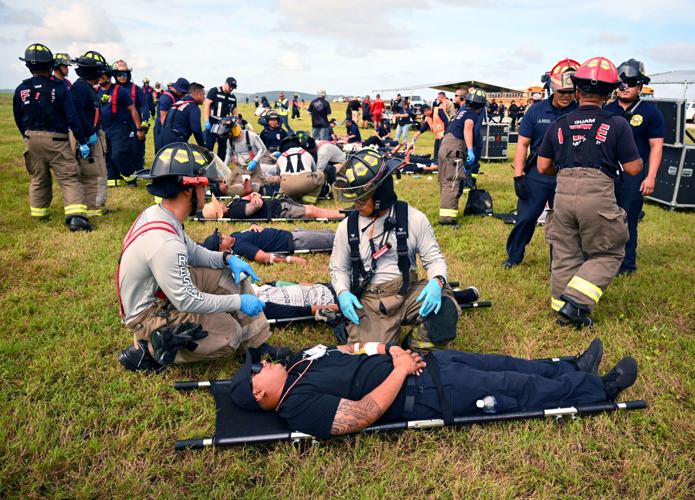 A full-scale disaster exercise at the airport | Multimedia | guampdn.com