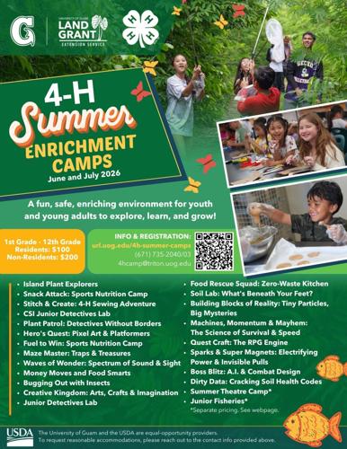 UOG’s 4-H summer camps open for registration | News | guampdn.com