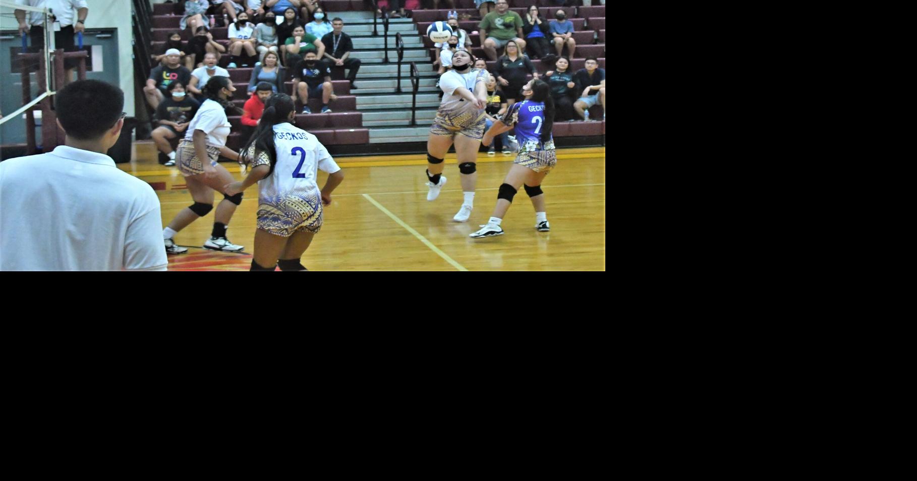 Geckos triumph over error-plagued Sharks in girls volleyball opener ...
