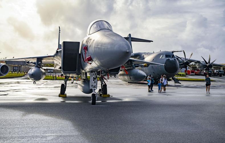 Static display of military aircraft held at AAFB | Multimedia | guampdn.com