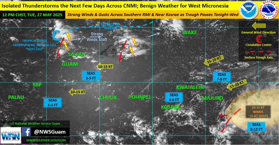 NWS: Fire danger remains high on Guam, quiet weather conditions across ...