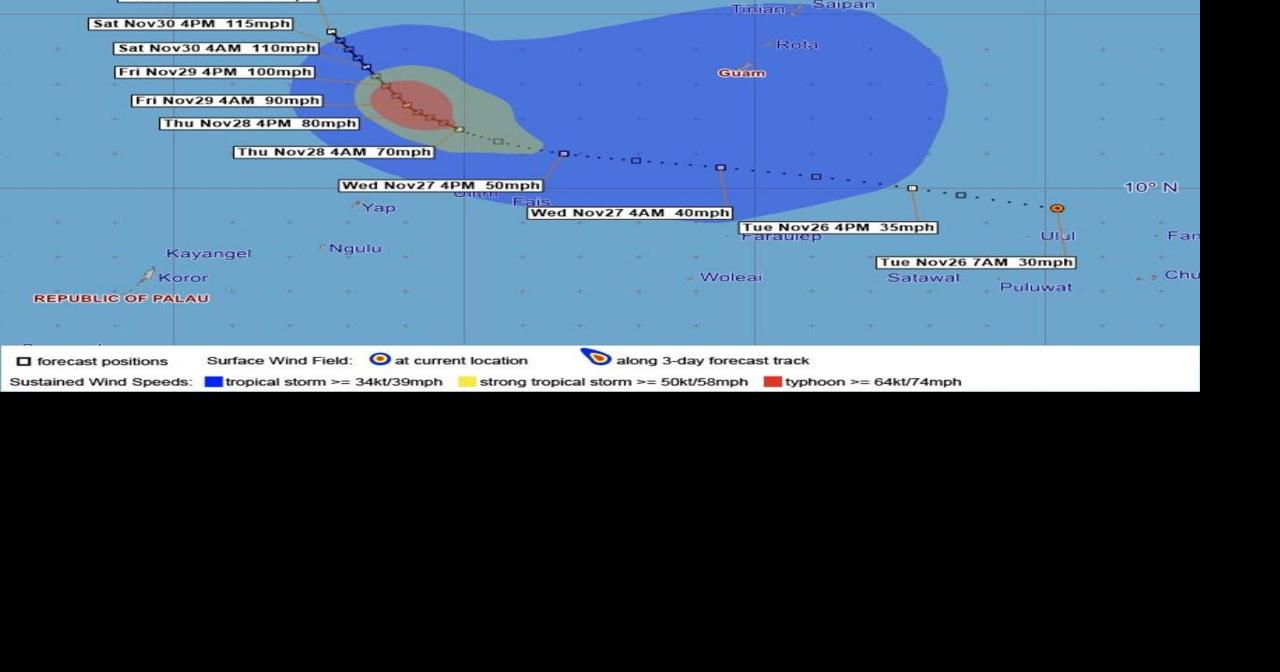 Tropical storm warning in effect for Guam | Local News | guampdn.com