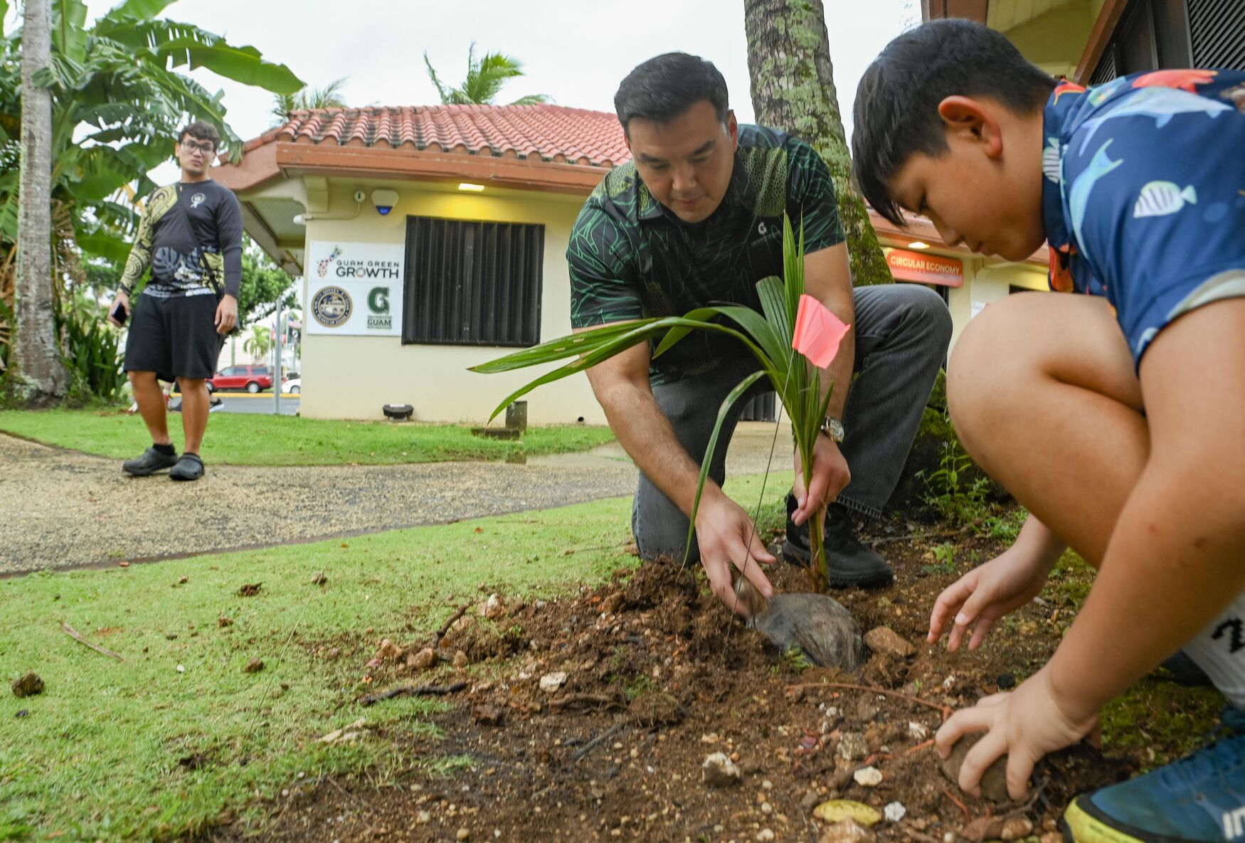 Tree planting at CHamoru Village | Multimedia | guampdn.com