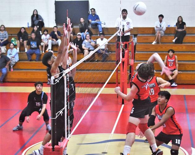 Knights stave off Warriors rally in boys volleyball | Sports | guampdn.com