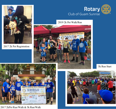 Rotary Club of Guam Sunrise to hold 2K pet walk/run, 5K walk/run on ...