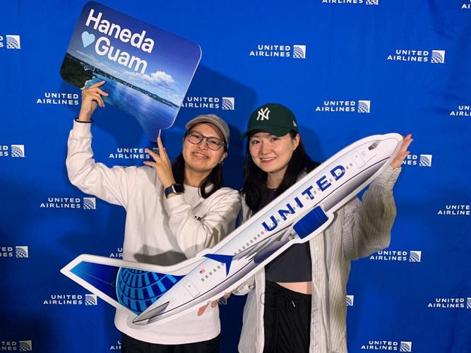 Optimism soars with arrival of first-ever Haneda-to-Guam flight ...