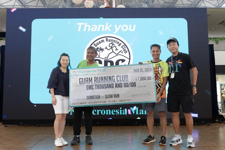 Micronesia Mall surprises Guam Running Club with a $1,000 donation ...