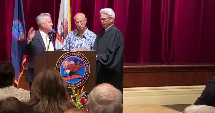 Douglas Moylan is sworn in as attorney general | | guampdn.com