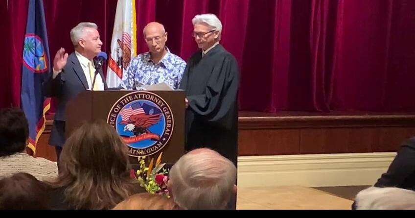 Douglas Moylan is sworn in as attorney general | | guampdn.com