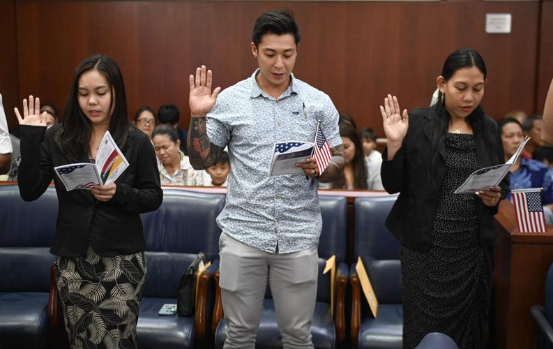 PHOTOS: Guam welcomes 78 new US citizens ahead of Juneteenth holiday ...