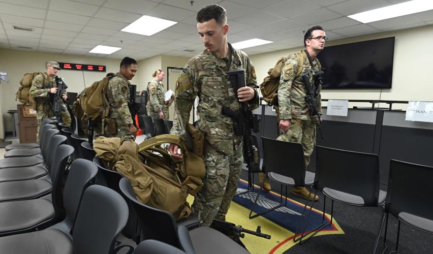 'Mass deployment' in Andersen Air Force Base exercise | Multimedia ...