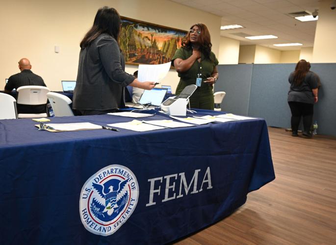 Residents line up for FEMA temporary jobs paying $16 to $28 an hour ...