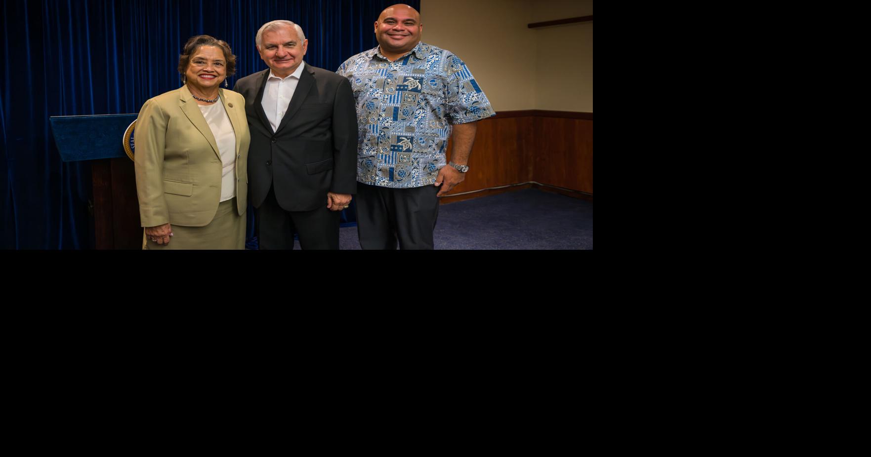 Head of Senate Armed Services Committee stops over on Guam | News ...