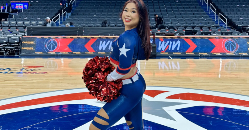 Gibs Babauta struts moves with NBA's Washington Wizards | Sports ...