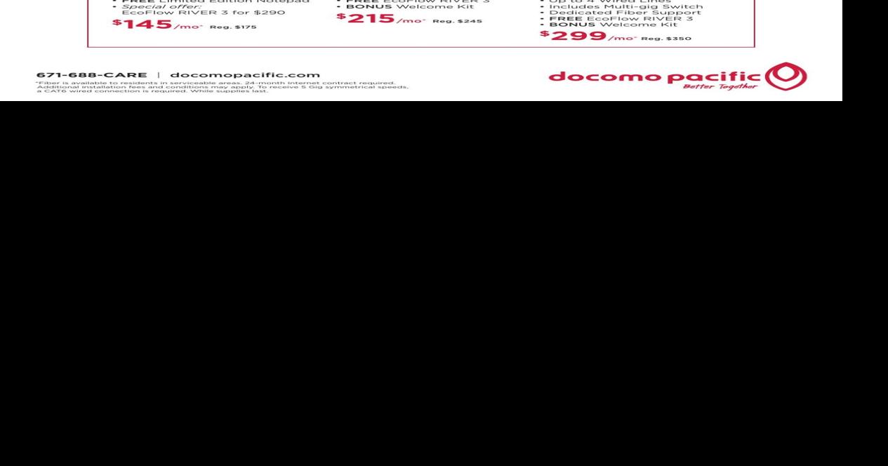 docomo pacific fiber internet flyer | | guampdn.com