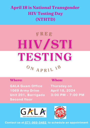 GALA offers free HIV/STI testing on April 18 in honor of National ...