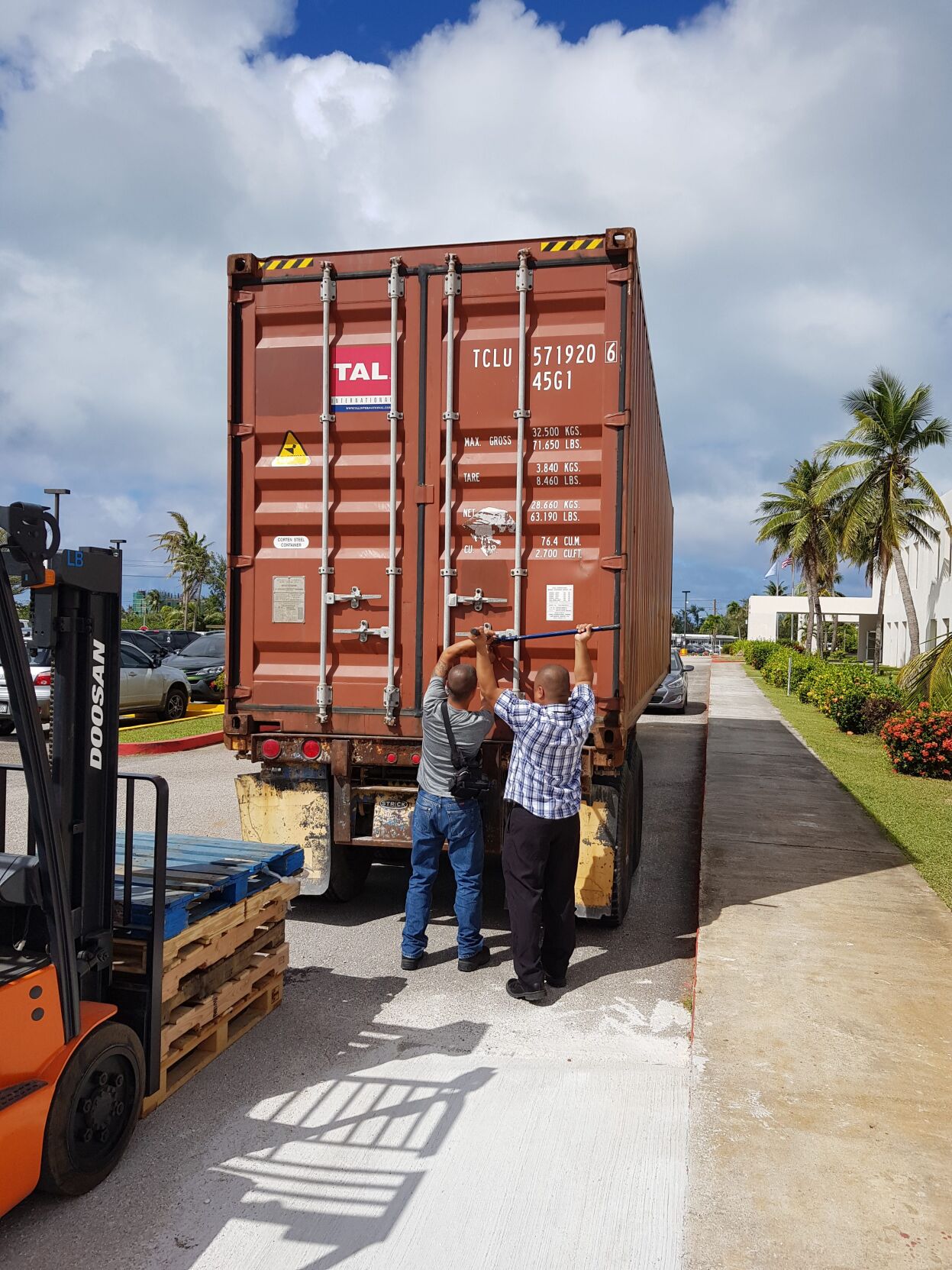 Container filled with medical supplies arrives on Saipan | Local News ...