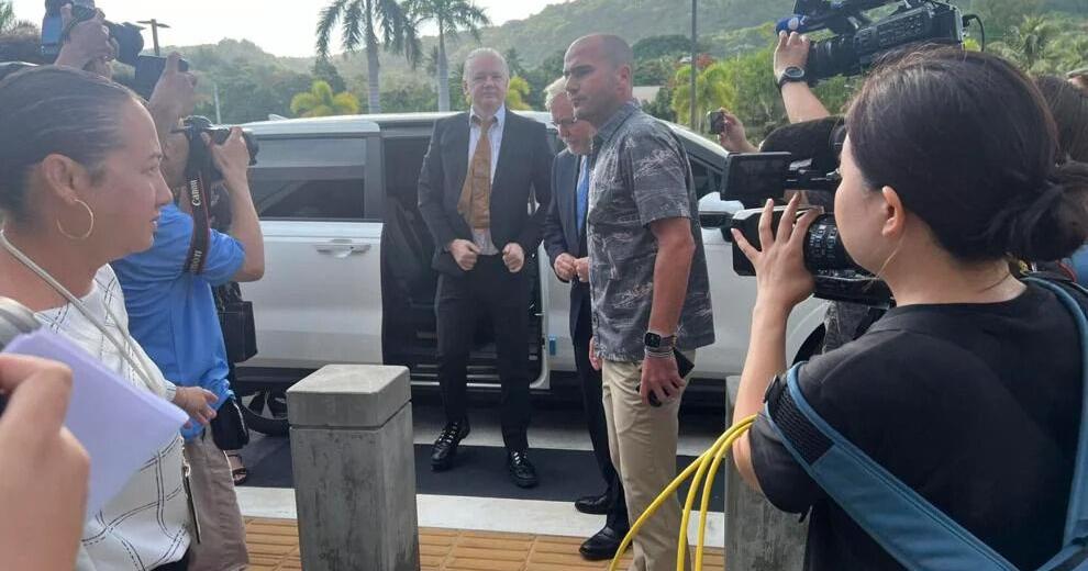 Assange pleads guilty in Saipan federal court, walks free | News ...