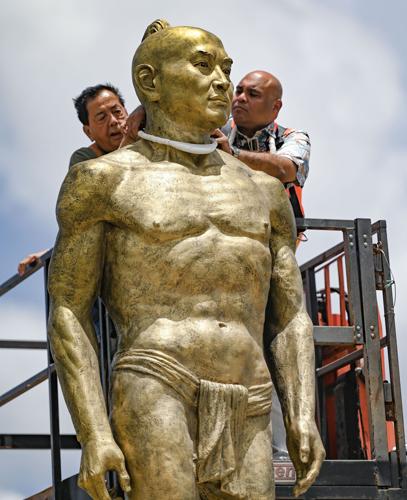 Rededication ceremony held for replacement Chief Kepuha statue and ...